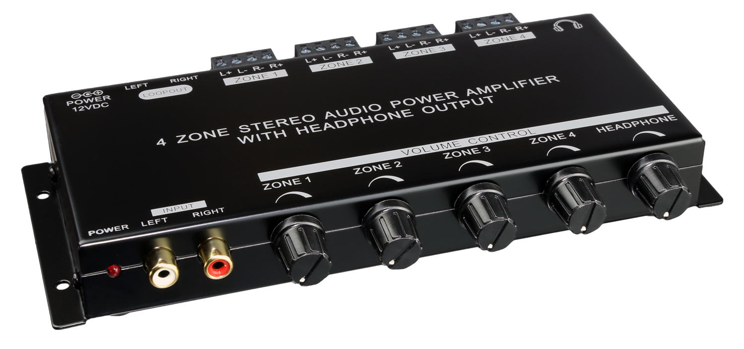 AMPLIFICADOR ADUO ST.4 ZONAS 60W RMS A-1300 - TodoVision