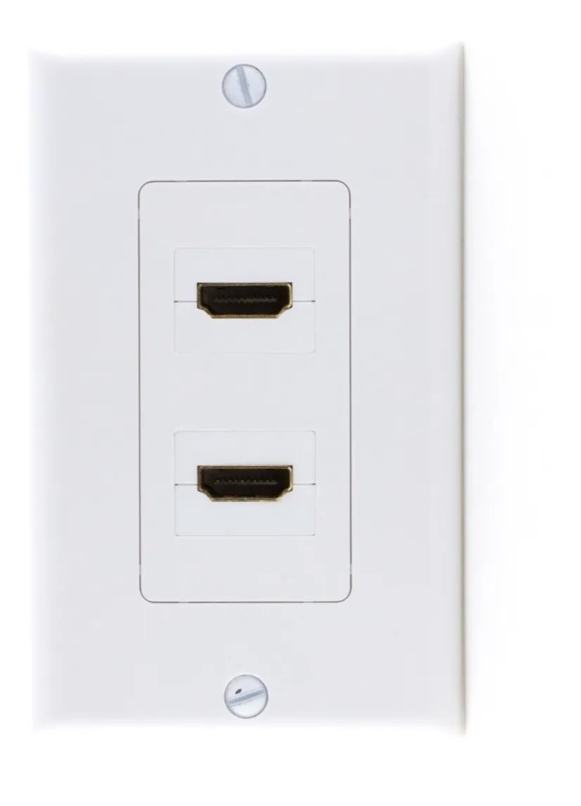 FACE PLATE HDMI DOBLE CODO 1182R PURESONIC - TodoVision