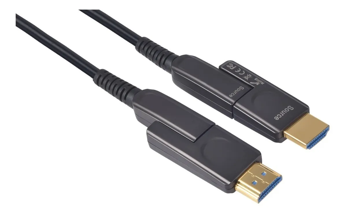 CABLE HDMI FIBRA OPTICA 4K 20METROS PURESONIC - TodoVision